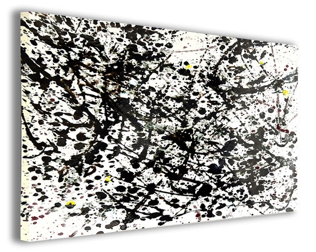 QUADRI FAMOSI JACKSON Pollock I stampe su tela riproduzioni famose EUR ...
