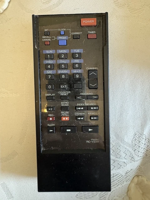 AKAI RC-V22B VIDEO Recorder Remote Control Original VHS/VCR Vintage ...