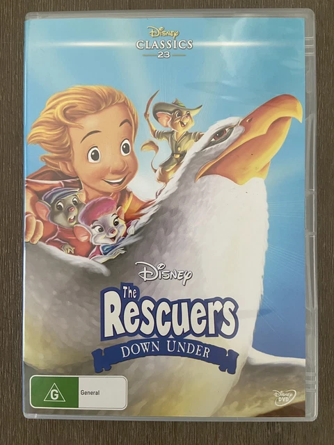 THE RESCUERS DOWN Under | Disney Classics (DVD, 1990) - Region 4 EUR 7 ...