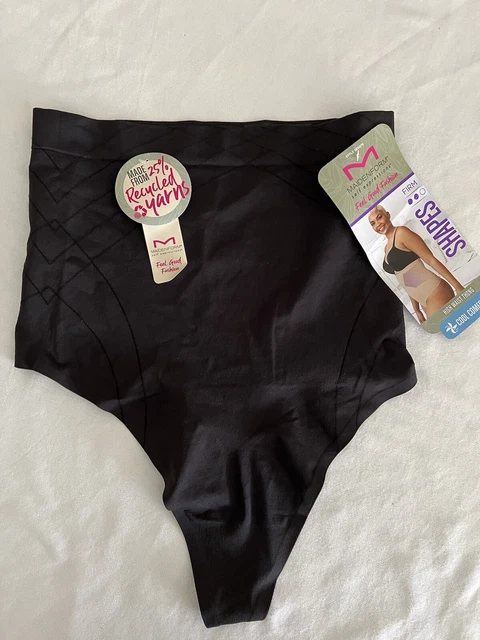 NEW MAIDENFORM FEEL Good Fashion Firm Control High Waist Thong Panty ...