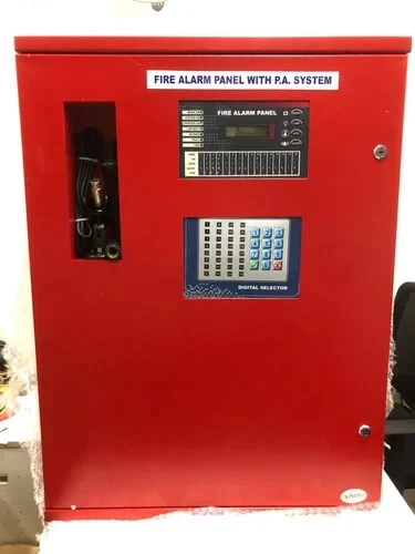 FIRE ALARM CONTROL Panel with P.A System 16 Zones for Industrial Use ...