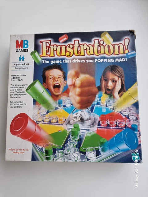 VINTAGE MB GAMES Frustration! Board Game 2000 Hasbro Complete £14.99 ...