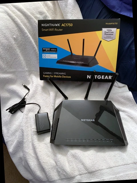 NETGEAR NIGHTHAWK SMART Wi-Fi Router R6700 - AC1750 Wireless Speed Up ...