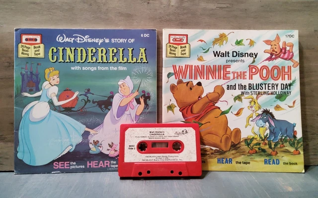 VINTAGE 1970S DISNEY Read Along Story Book Cassette Tape Cinderella ... VINTAGE 1970S DISNEY Read Along Story Book Cassette Tape Cinderella ...