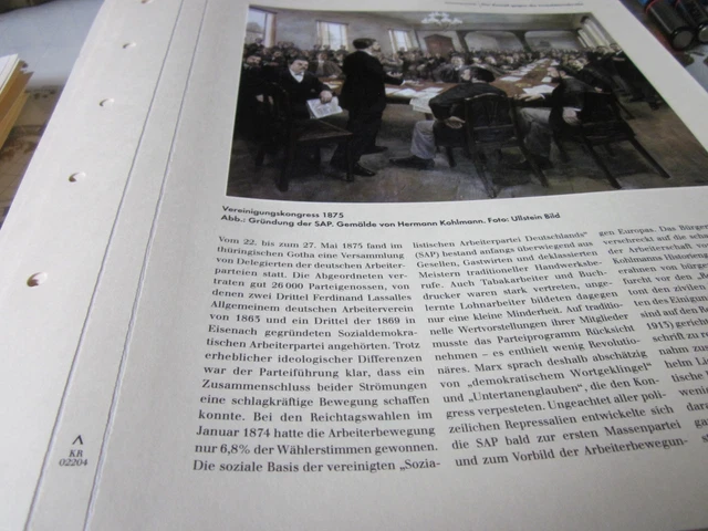 KAISERREICH ARCHIV N2 2204 Gründung der SAP Sozialistische Arbeiter ...