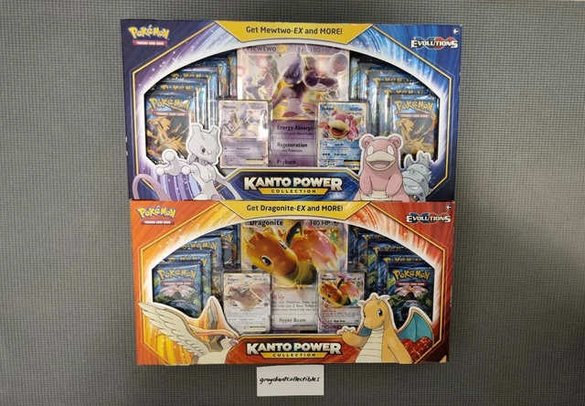 POKEMON TCG KANTO Power Collection Boxes Dragonite And Mewtwo Factory ...