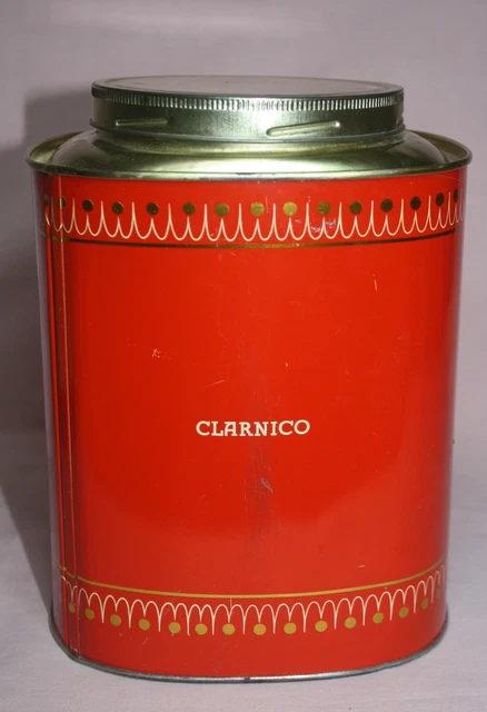 STORE DISPLAY CLARNICO Tin / Can 4 Lb. Very Good Condition Vintage $29. ...