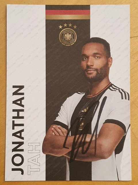 JONATHAN TAH BAYER Leverkusen Dfb Wm Autogrammkarte Düsseldorf Hsv EUR ...