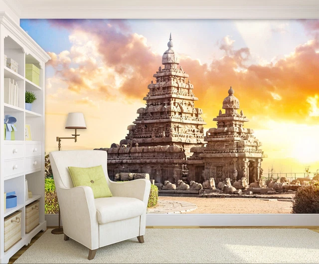3D STONE TOWER 249 Wallpaper Mural Paper Wall Print Indoor Murals CA ...