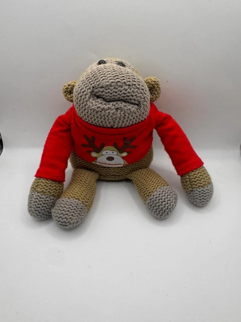 OFFICIAL PG TIPS hey monkey plush chimp 5" beanie christmas jumper soft ...