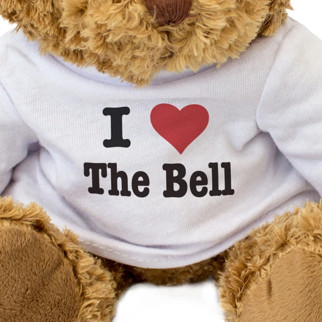 I LOVE THE BELL - Teddy Bear - Cute Cuddly Soft - Local Pub Gift ...