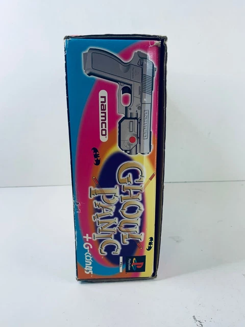 PS1 PLAYSTATION 1 Namco G-CON45 Light Gun Controller + Ghoul Panic ...