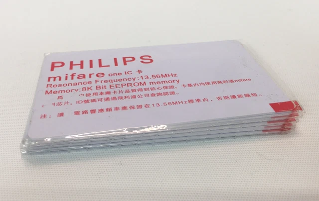 PHILIPS MIFARE 8K MF1 IC S50 13.56MHz PVC CHIP HF NFC RFID NXP ISO CARD ...
