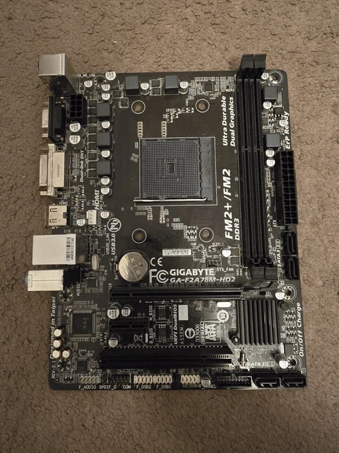 GIGABYTE F2A78M-HD2 MATX Motherboard for AMD Socket FM2 CPUs UNTESTED £ ...