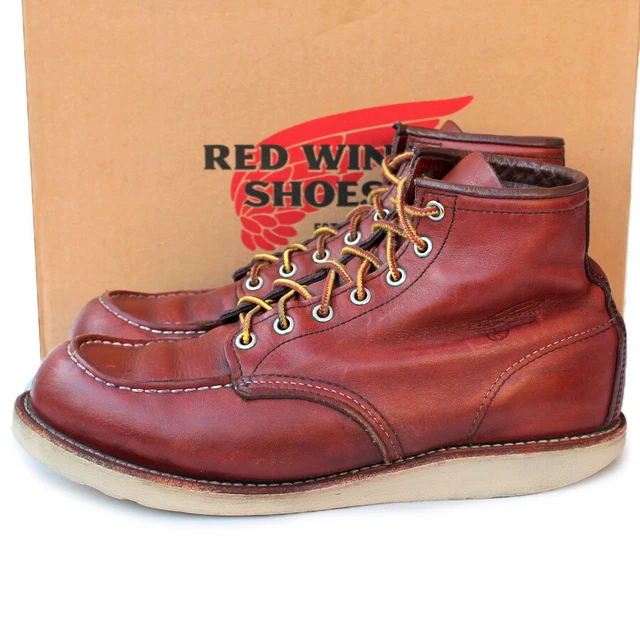 RED WING 6INCH CLASSIC MOC US9 9106 Irish Setter Copper Work Smith ...