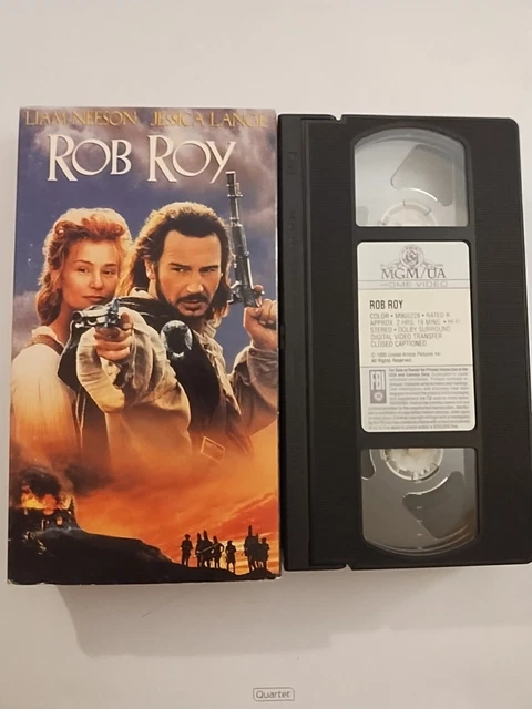 ROB ROY - Liam Neeson Jessica Lange (VHS 1995 MGM) **Buy 2 Get 1 Free ...