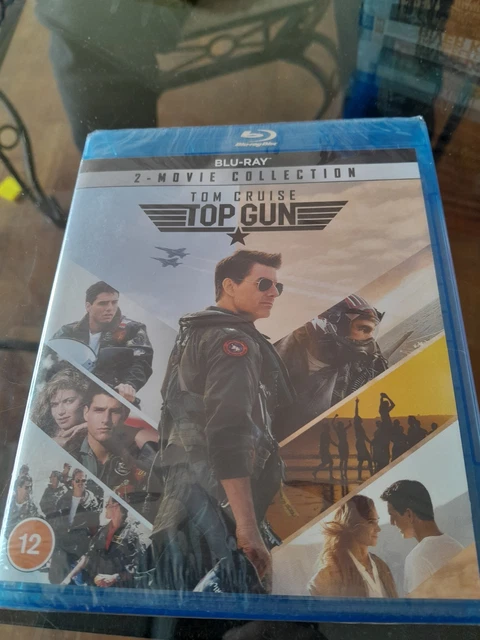 TOP GUN 2 movie collection Blu Ray Boxset Maverick + 1986 Original New ...