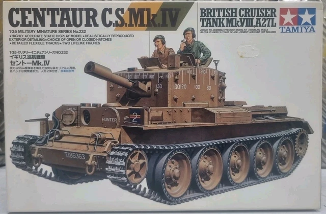 TAMIYA 35232 1/35 scale Centaur C.S. MK.IV British Cruiser Tank Model ...