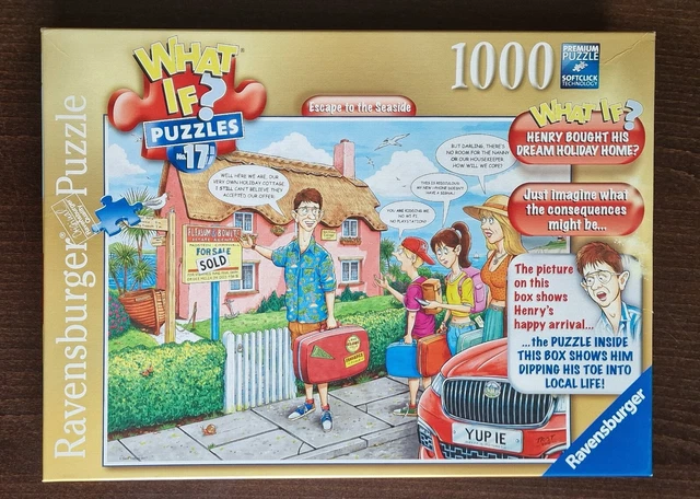 RAVENSBURGER PUZZLE WHAT if? Nr. 17 - Escape to the Seaside, 1000 Teile ...