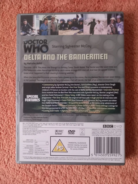 DOCTOR WHO: DELTA and the Bannermen 1987 DVD Sylvester McCoy, BBC £3.31 ...