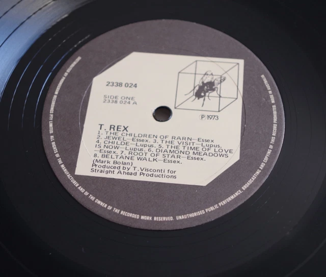 T. REX T. REX Australian ORIGINAL Pressing CUBE Records RARE LP EUR 45 ...