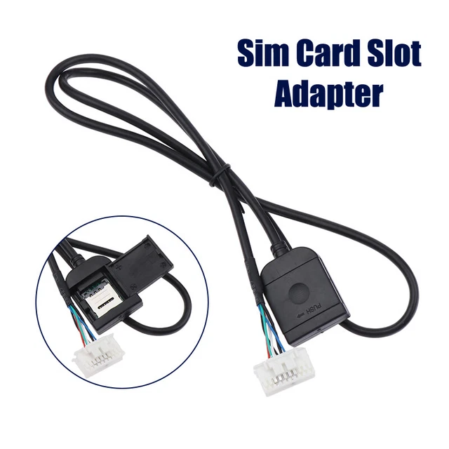 SIM CARD SLOT Adapter For Android Multimedia Gps 4G 20pin Cable Car ...