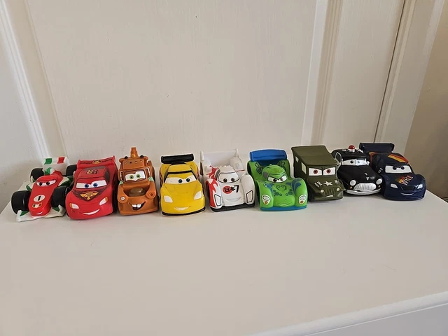 DISNEY PIXAR CARS PVC Cars 2 Racing Set Bundle X 9 Cars £5.88 - PicClick UK