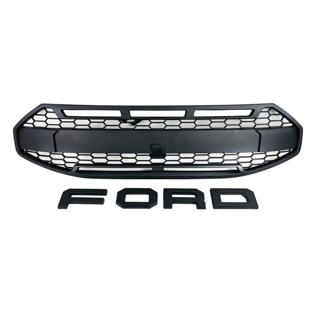 POUR FORD TRANSIT Custom à partir de 2024+ Calandre Raptor Style Noir ...