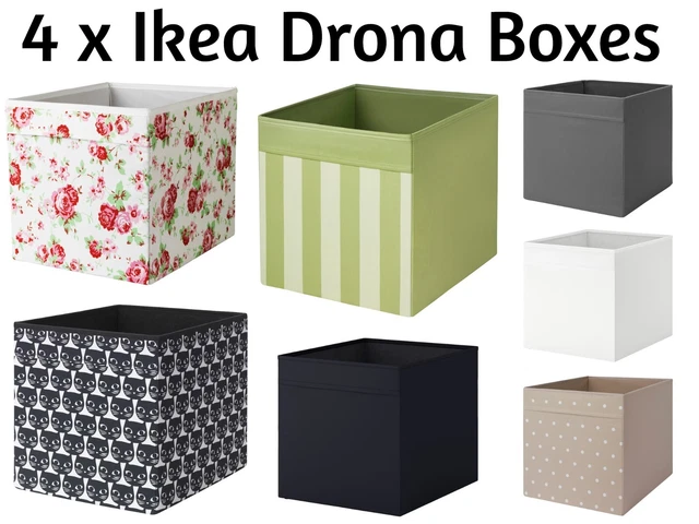 IKEA DRONA STORAGE Box Storage Solution Boxes Drona X 4 "NEW COLLECTION ...