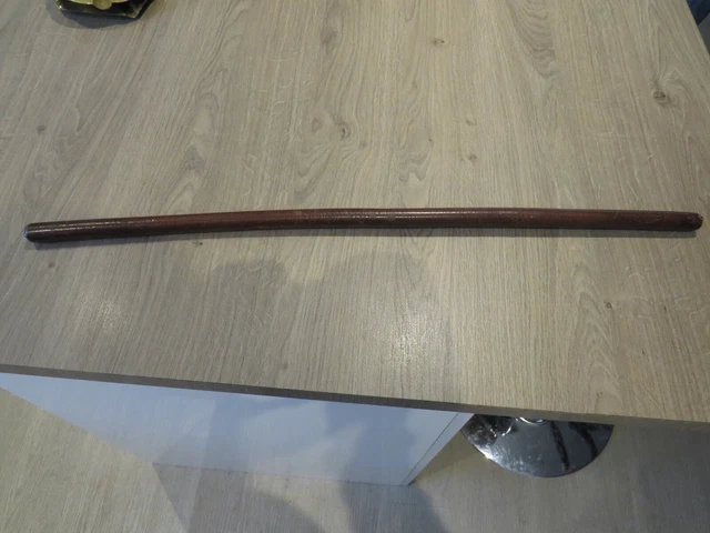 VINTAGE BRITISH ARMY Officers Leather Covered Swagger Stick (3) £35.00 ...