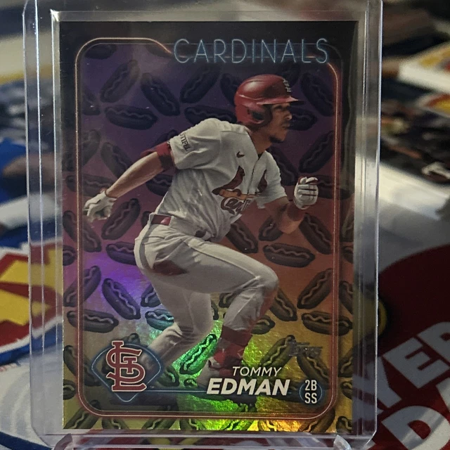 2024 TOMMY EDMAN Topps Series 2 Hot Dog da baseball parallelo St. Louis ...