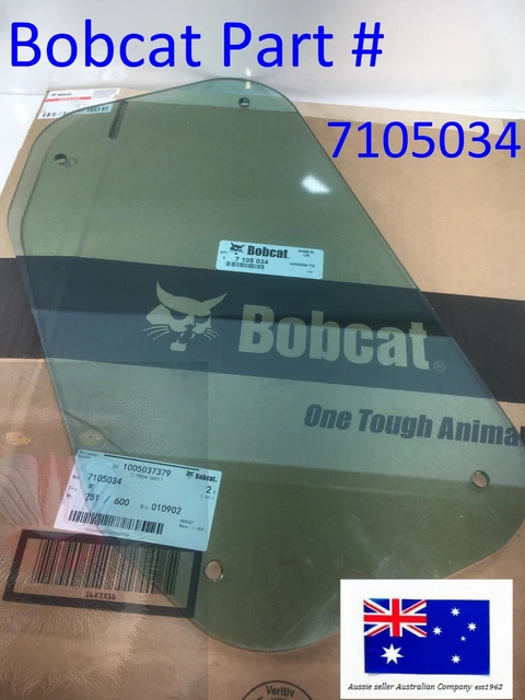 BOBCAT ROOF TOP Cabin Window OEM New 7105034 963 A220 A300 S100 S130 ...