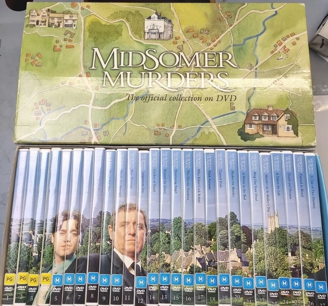 MIDSOMER MURDERS SEASON 1-27 dvd set detective series MIDSUMMER 27 dvd set $97.43 - PicClick AU