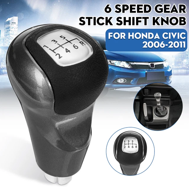 MANUAL GEAR SHIFT Knob Lever Shifter Stick 6 Speed For Honda Civic 2006 ...