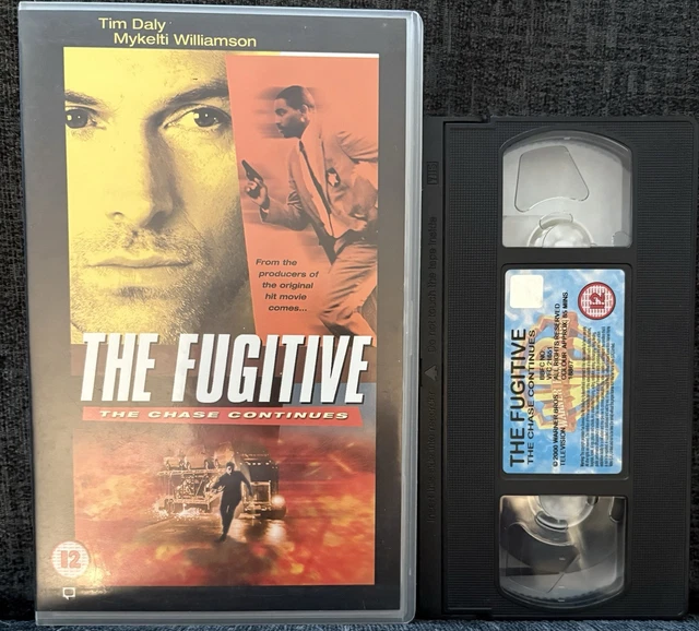 THE FUGITIVE - The Chase Continues VHS Big Box Ex Rental Video ...