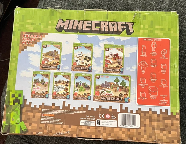 JAZWARES TERRAIN MINECRAFT Papercraft - Overworld Deluxe Pack Over 90 ...
