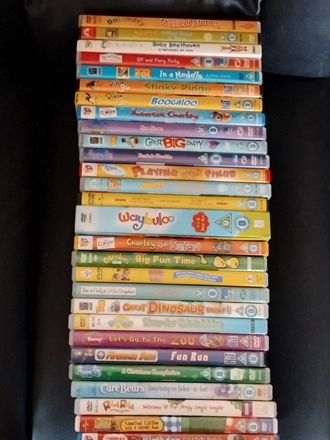MASSIVE KIDS DVDS Bundle X28 Including Peppa Pig/barney And Plenty More ...