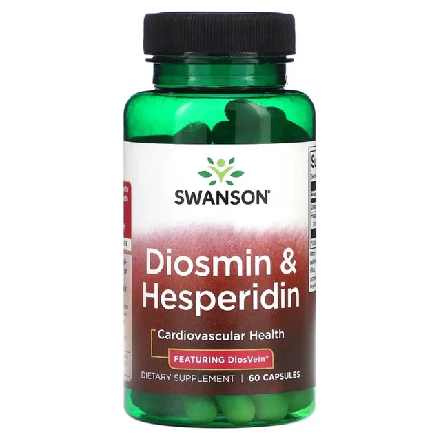 SWANSON DIOSMIN & Hesperidin 60 Caps | Blood Vessel & Circulation ...