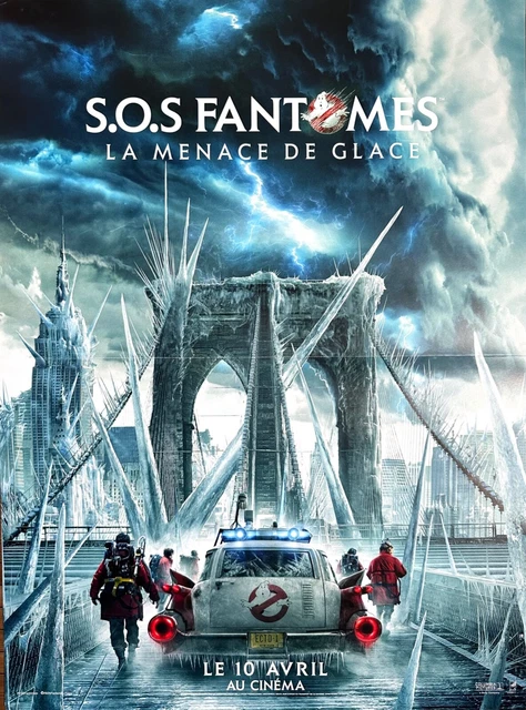 AFFICHE CINÉMA SOS FANTOMES - LA MENACE DE GLACE 40x60cm Poster ...
