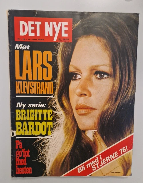 BRIGITTE BARDOT - Very rare newspaper from Norway from 1976 (Full ...