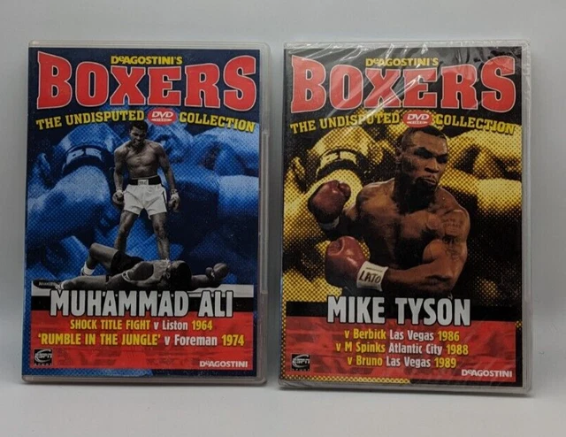 DEAGOSTINI'S BOXERS THE UNDISPUTED DVD COLLECTION Muhammad Ali and Mike ...