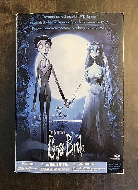 TIM BURTON'S CORPSE Bride Emily Victor Figure 2 Pack McFarlane 2005 DVD ...