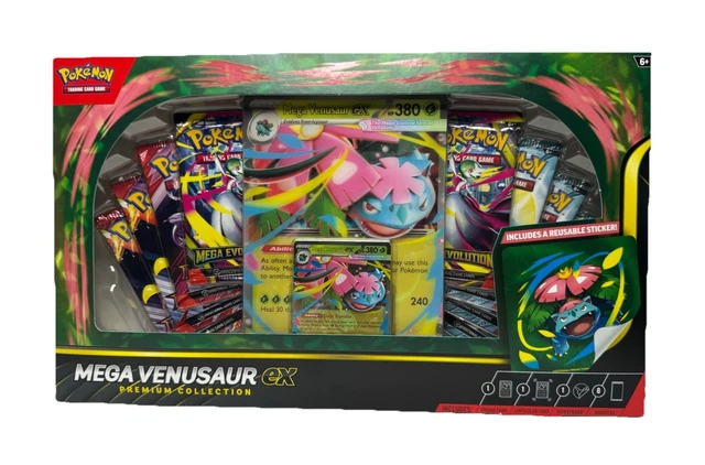 POKÉMON TCG MEGA Evolution - Mega Venusaur Ex Premium Collection Box #2 ...