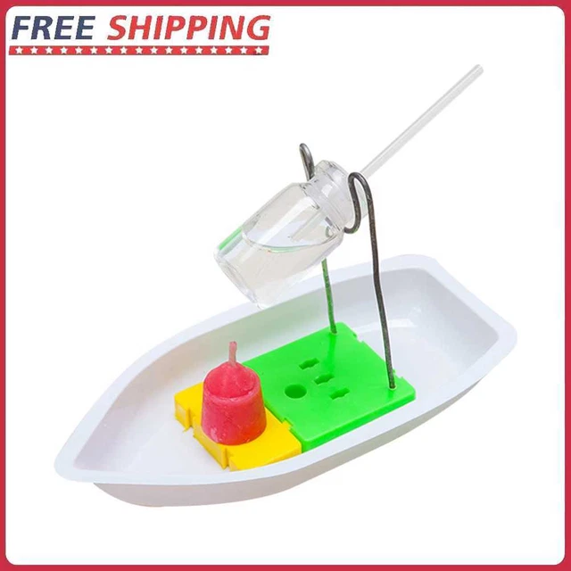 SCIENCE EXPERIMENT ASSEMBLY Steamboat Models DIY Kits STEM Toys for ...
