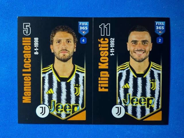 FIGURINE STICKERS PANINI Fifa 365 2024 n.316 Locatelli/Kostic (Juventus ...