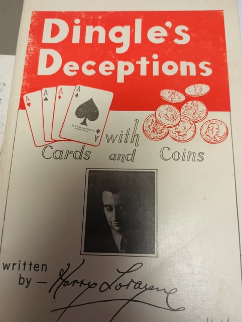 DINGLE'S DECEPTIONS WITH Cards and Coins Written by Harry Lorayne ...