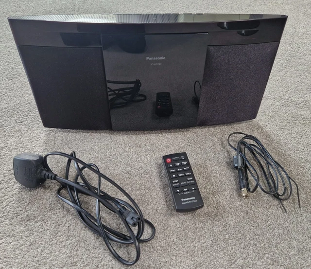 PANASONIC SC-HC297 SLIM Compact CD+FM/DAB Radio Micro System with ...