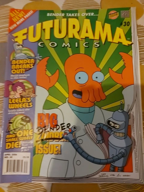 MAGAZINE - BIG Bender Futurama Comics - August 2005 - Titan Comics ...