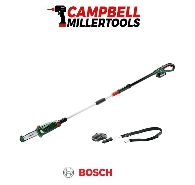 BOSCH UNIVERSAL 18v Long Reach Chainsaw Tree Pruner 1 x 2.5Ah ...