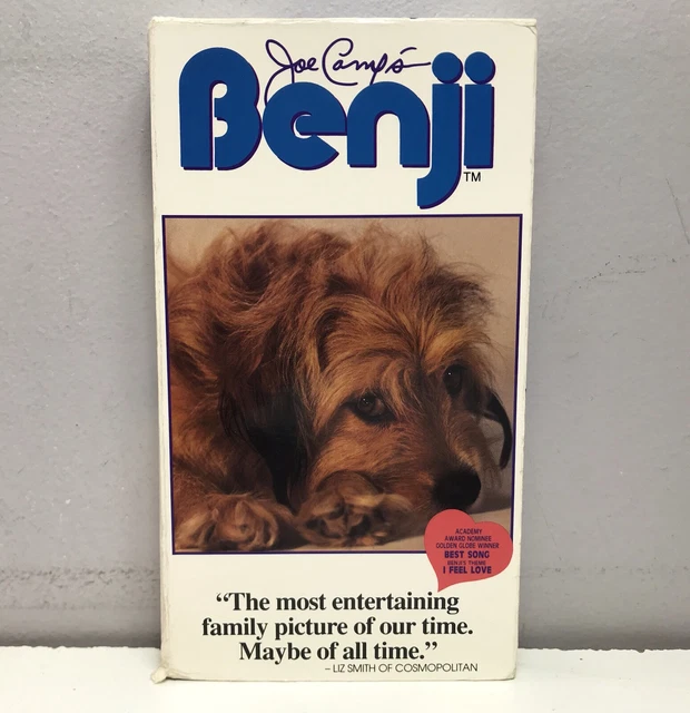 BENJI VHS VIDEO Tape Joe Camp Original Dog Movie Children Kids Family ...